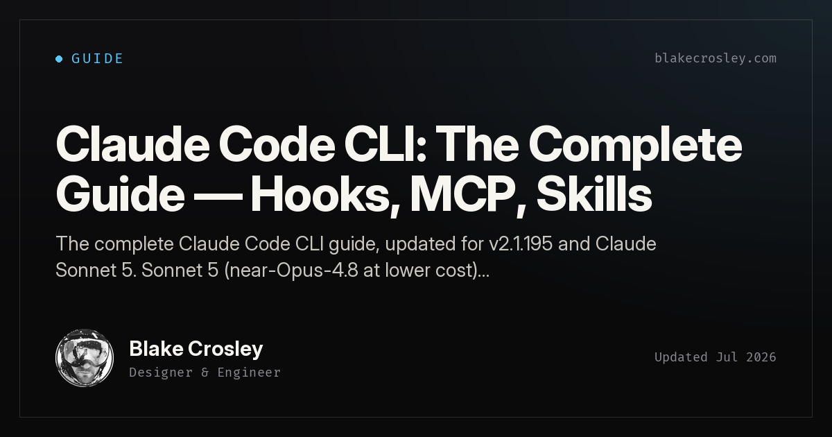 Claude Code CLI: The Complete Guide — Hooks, MCP, Skills